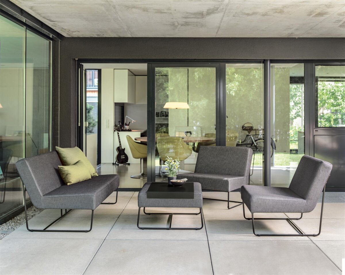 MIA Lounge-4-tlg. Set schwarz matt / seidenschwarz, 3.959,00